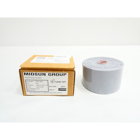 Midsun Group GRAY FUSING TAPE 2-1/2IN X 0.03IN X 36FT SEALING TAPE E ...
